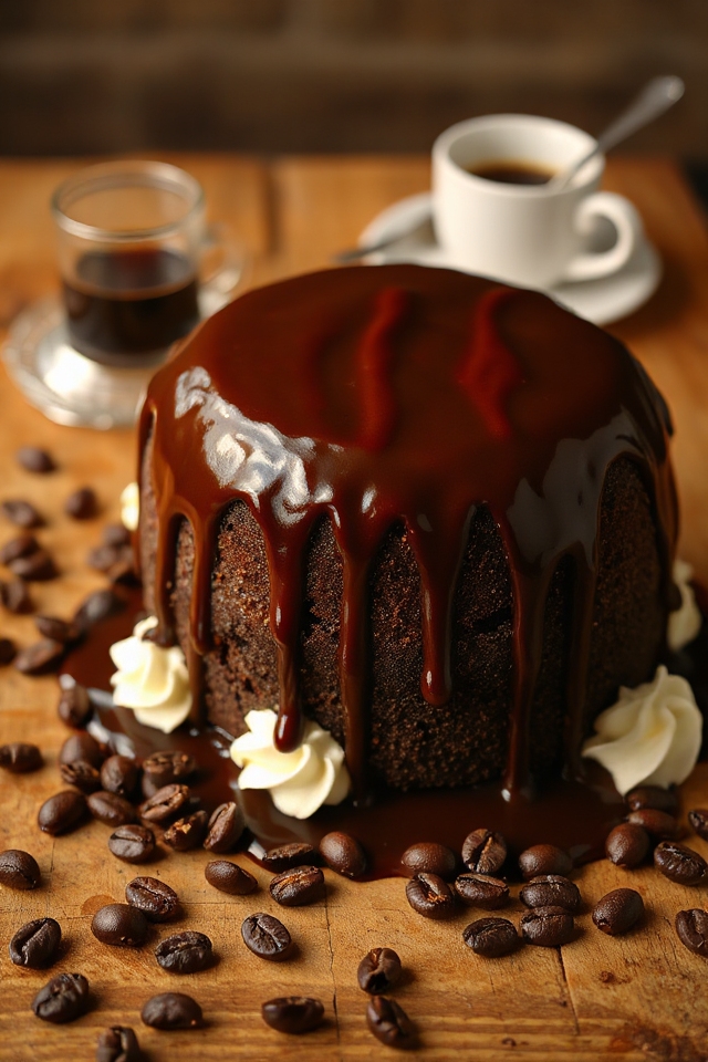 Chocolate Cake With Espresso Glaze Recipe - makemyespresso.com