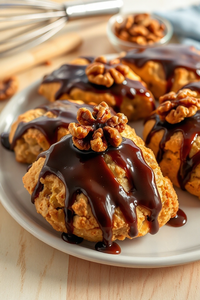 Gingersnap Scones With Espresso Glaze Recipe - makemyespresso.com